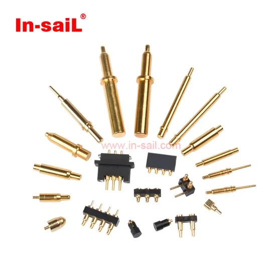 Connector Terminal Pins Brass Gold Plated SMT Spring Loaded Pogo Pin ...